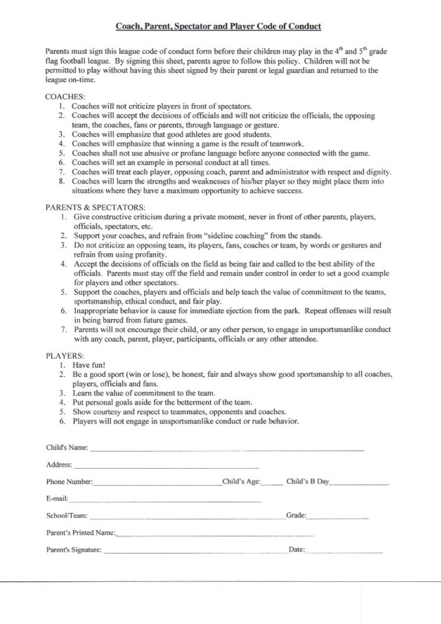 4th & 5th grade co-ed Flag Football – We need players & coaches ...