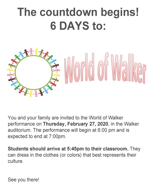 World of Walker: Feb 27th | Walker Wolverines PTA