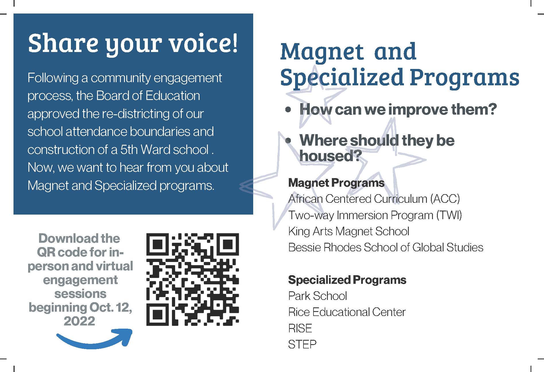 D65 Student Assignment Project | Walker Wolverines PTA