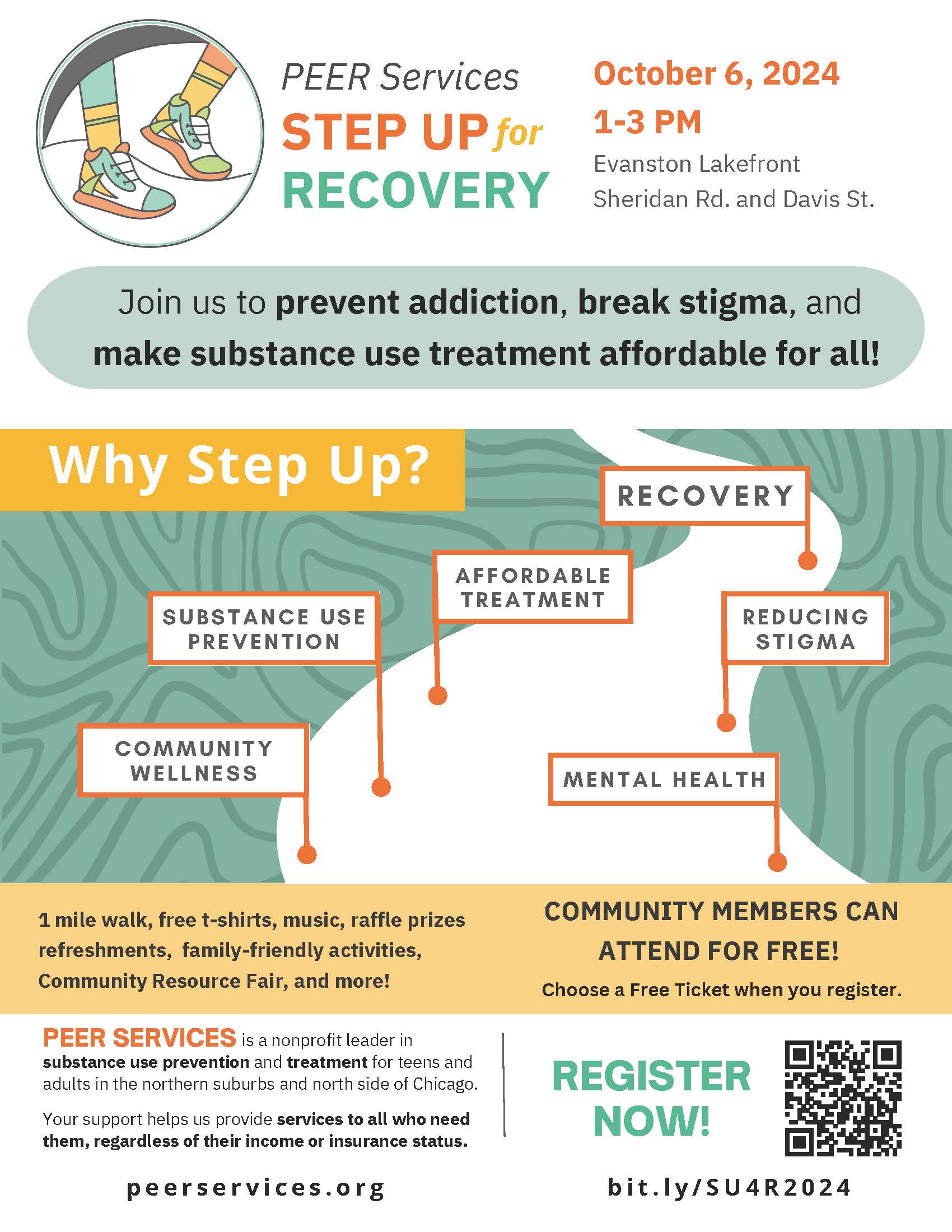 Step Up for Recovery 2024 with PEER Services | Walker Wolverines PTA