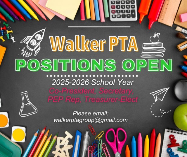 Walker PTA Positions Open | Walker Wolverines PTA
