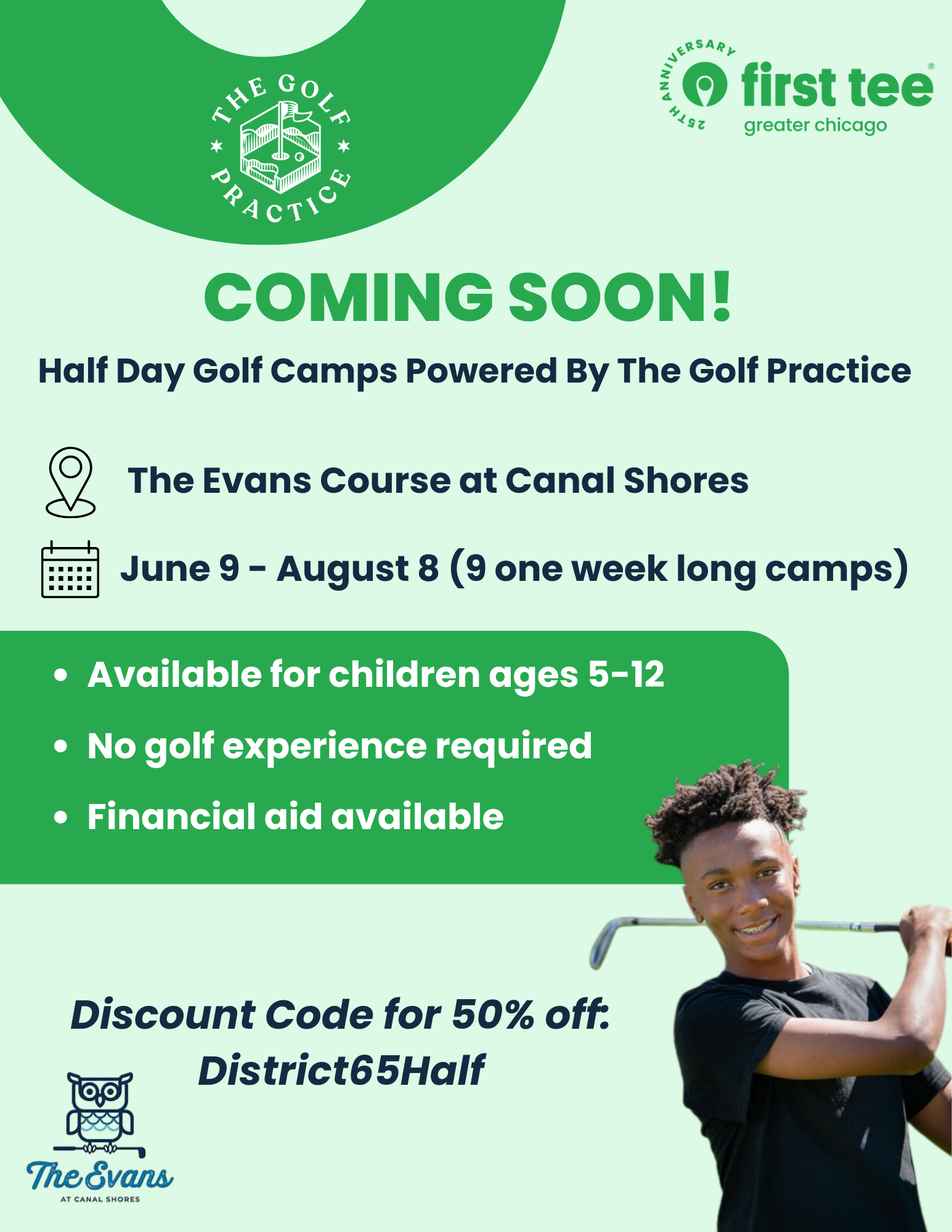 Golf Summer Camp Opportunity at The Evans Course | Walker Wolverines PTA