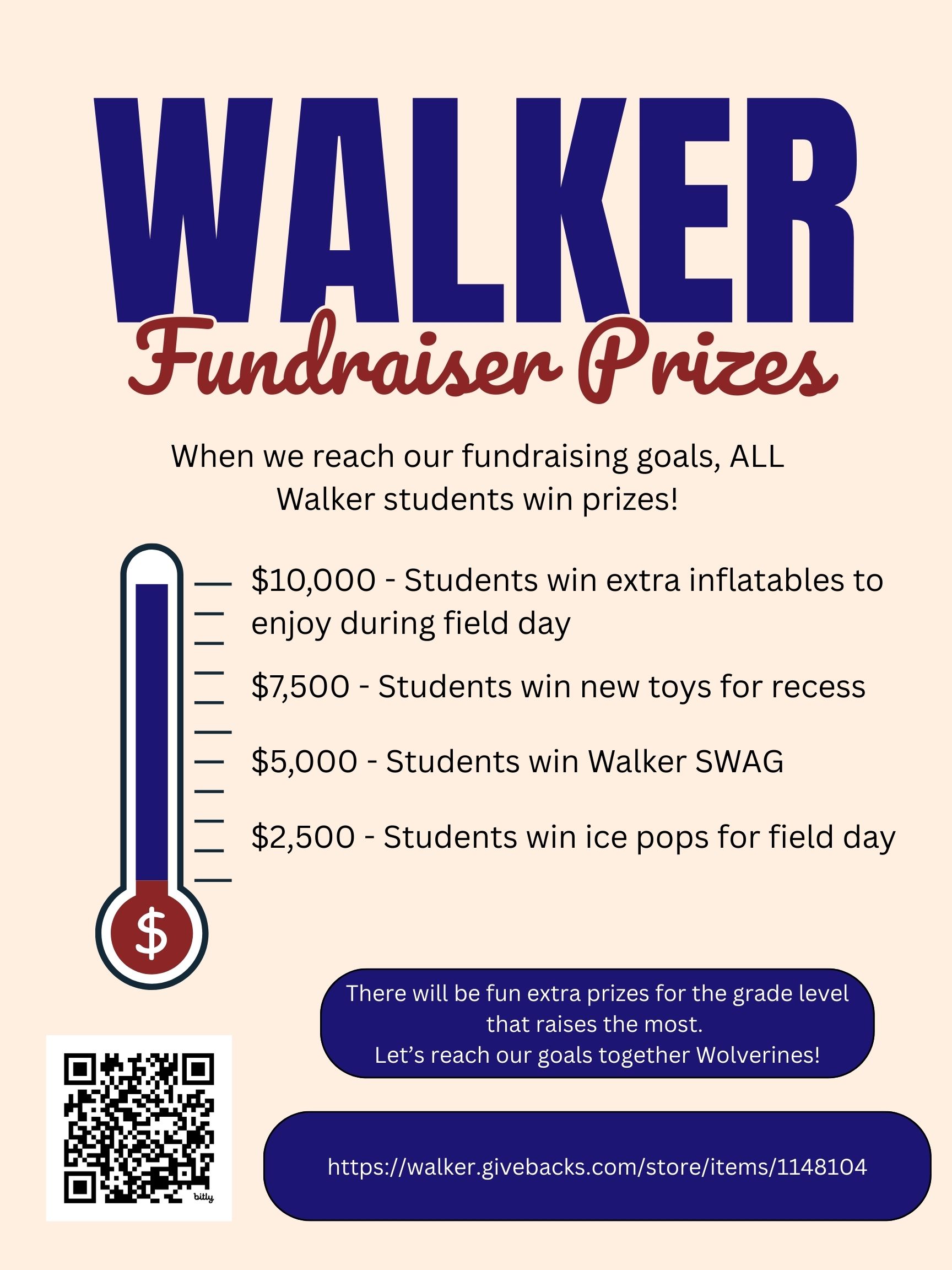 Spring Fundraiser Prizes | David E. Walker Wolverines PTA